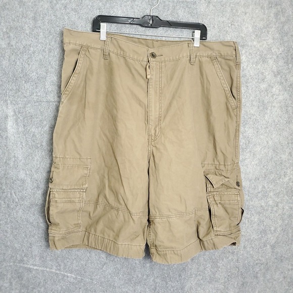 Levi's | Shorts | Levis Mens Cargo Shorts Size 42 Brown Khaki Twill ...